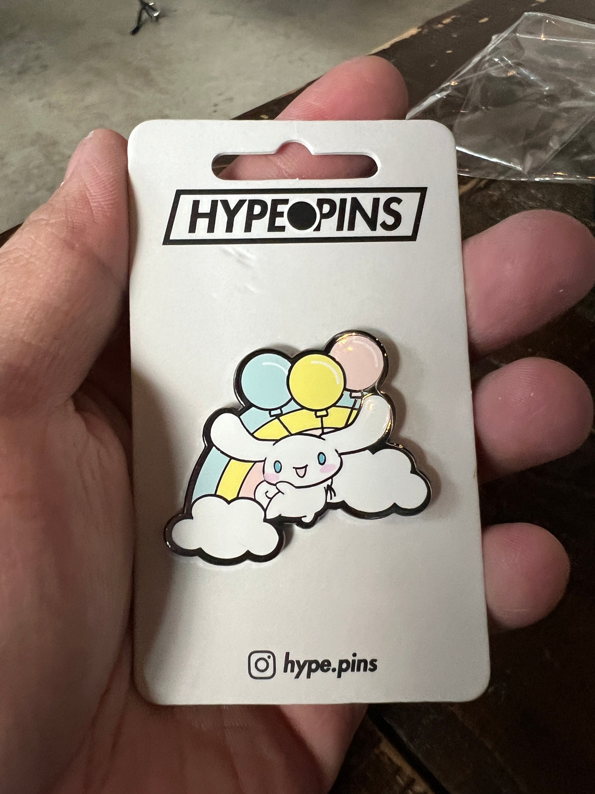 *Cinnamoroll Balloons Hard Enamel Pin – Hype Pins