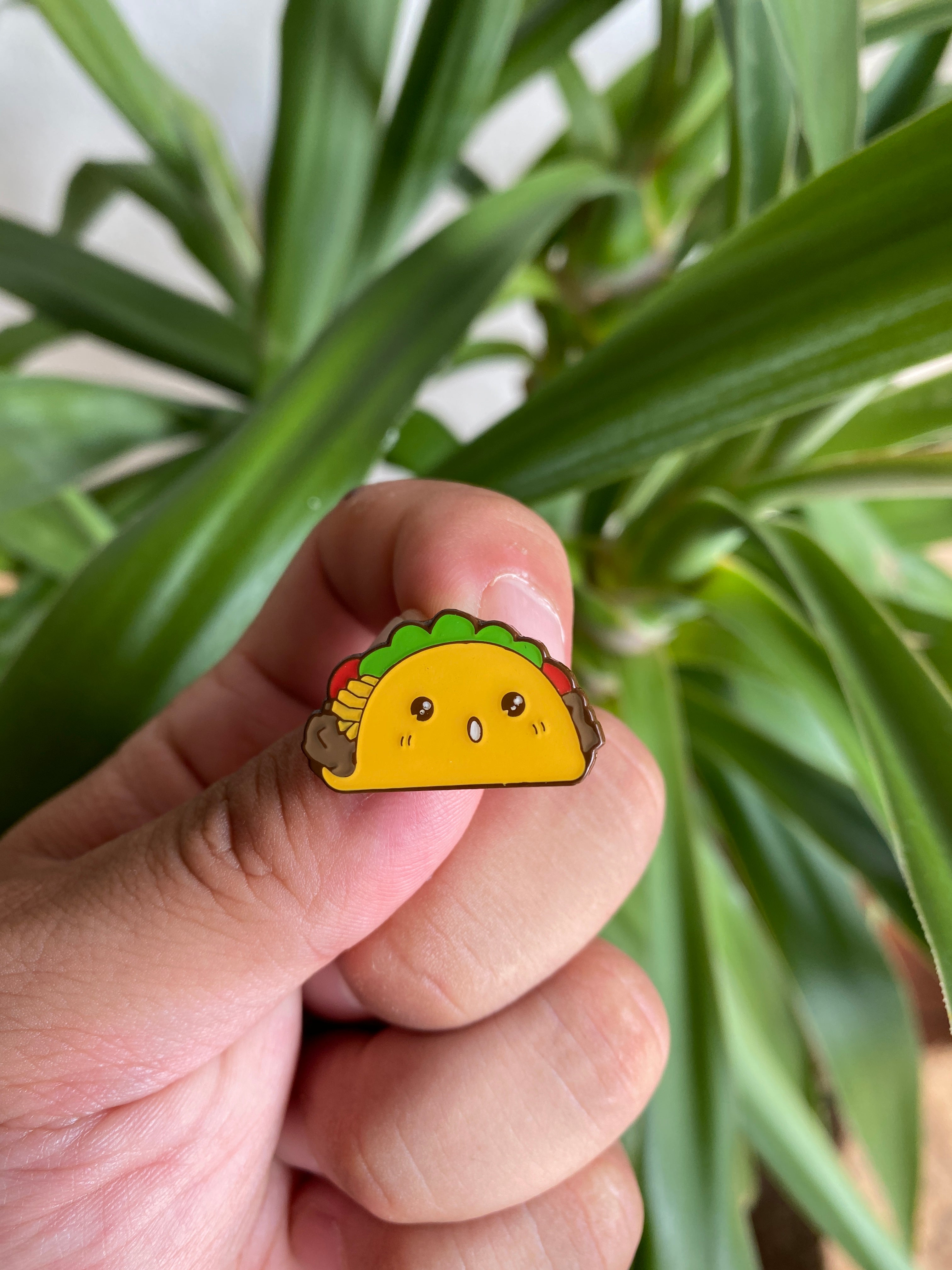 Cute Taco Soft Enamel Pin – Hype Pins