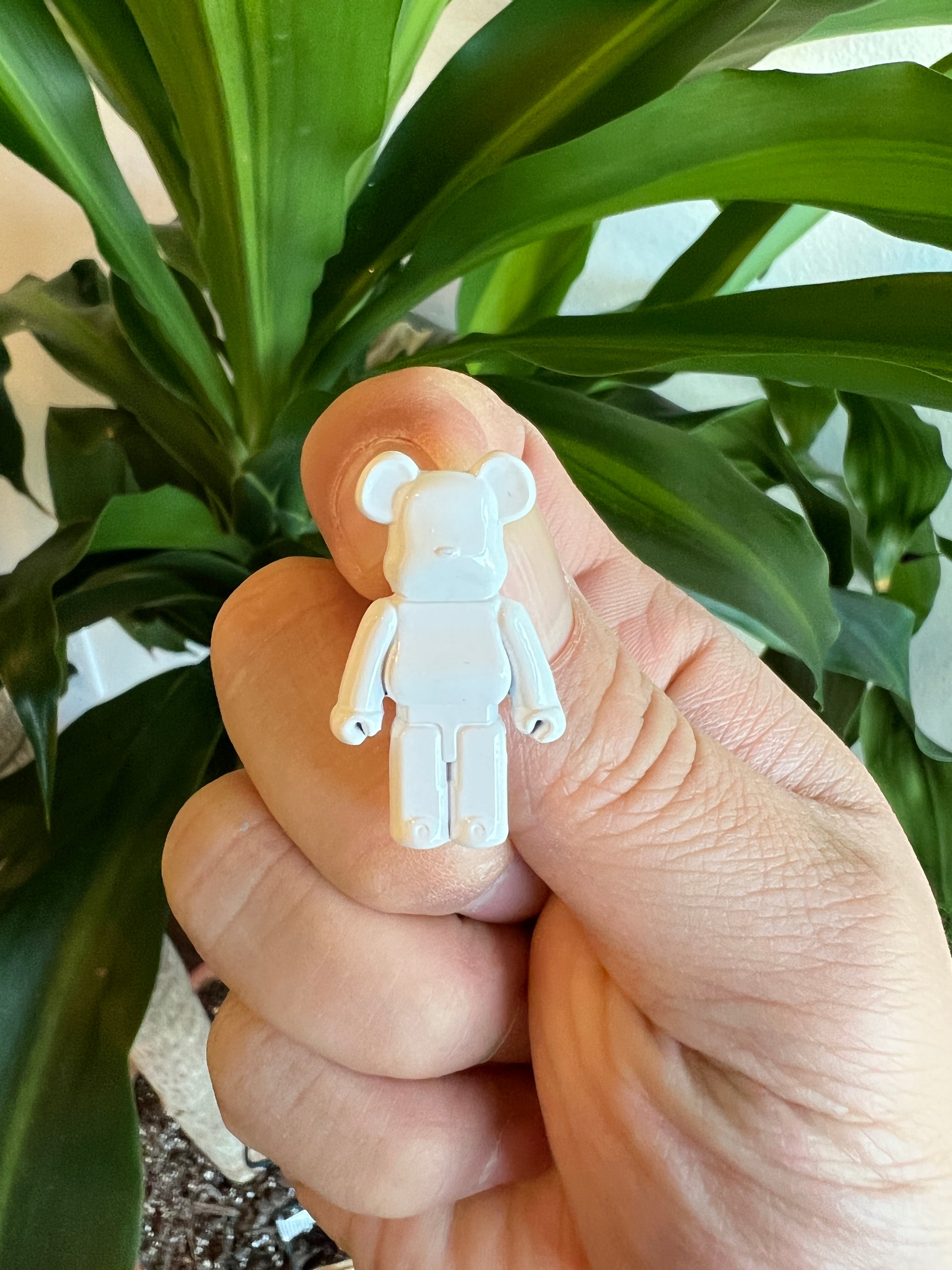 Bear Silhouette White 3D Pin – Hype Pins