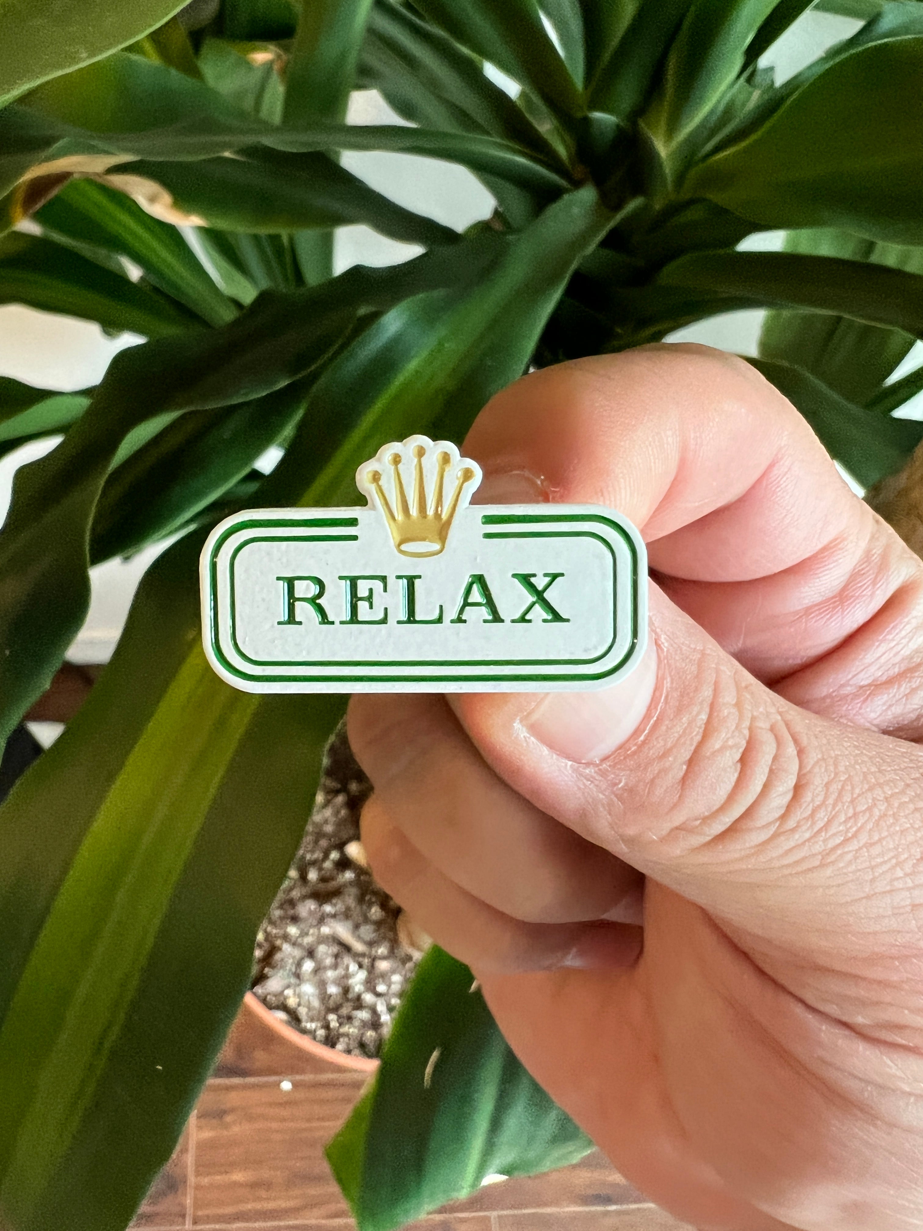 RELAX Rolex Pin – Hype Pins