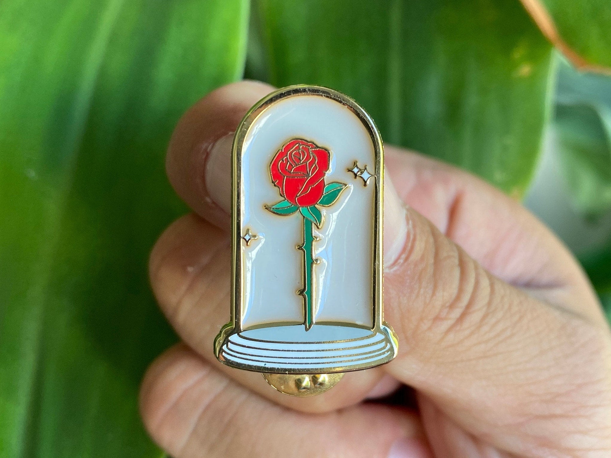 Timeless Red Rose Hard Enamel Pin – Hype Pins