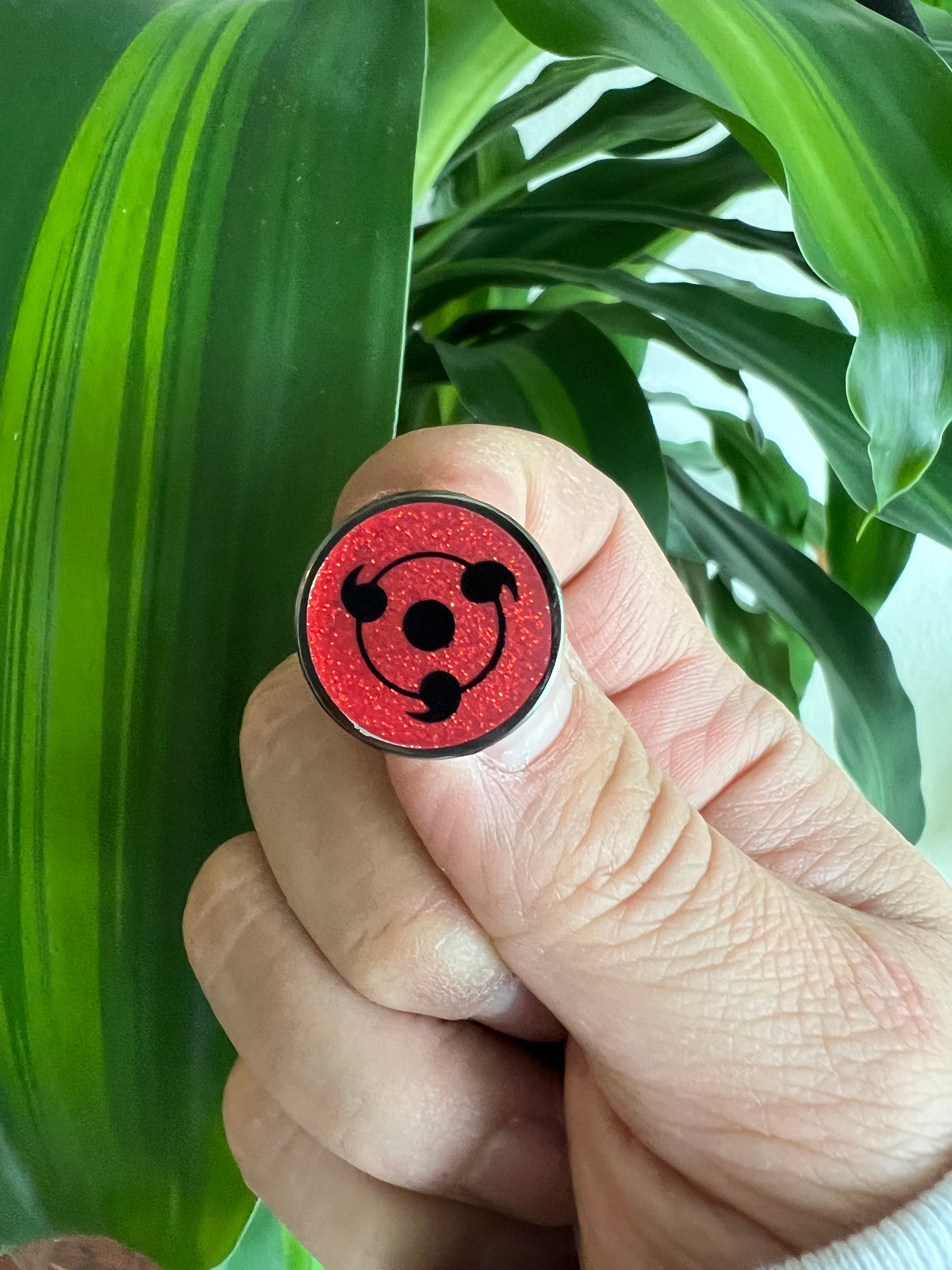 Sharingan Tripe Tomoe Hard Enamel Pin – Hype Pins